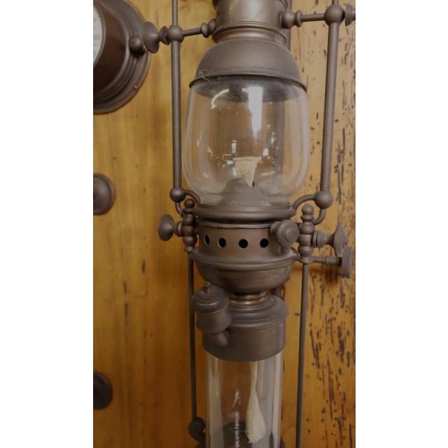 Nautical Hms Lydia Frigate Ship's Weatherstation Lantern Barometer ...