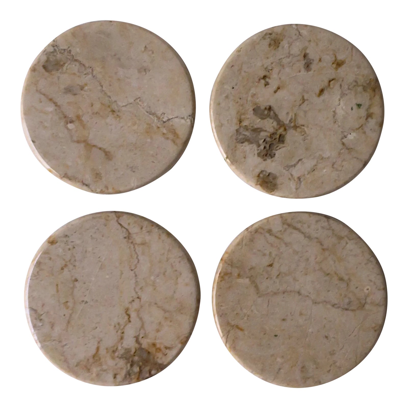 Postmodern Marble Coasters, Circa '80s | Chairish