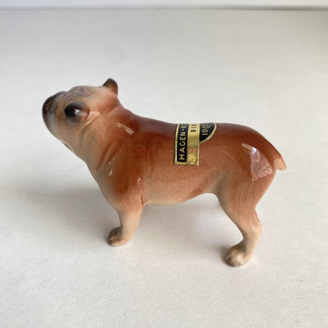 Vintage Hagen Renaker English Bulldog Miniature Figurine Original ...