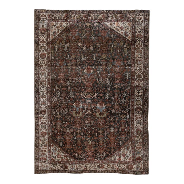 1870 Antique Kurdish Rug | Chairish