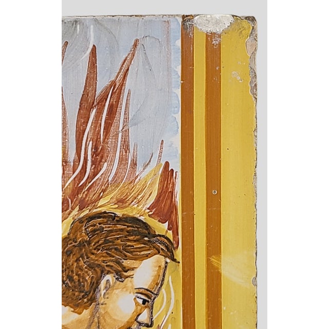 Antique Late 19th Century Terra Cotta Ceramic Hand Painted Figural ...