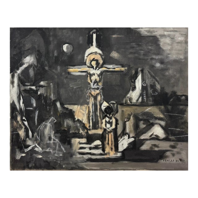 Frederick Robbins Childs (1908-1978) - Untitled Modernist Abstract ...