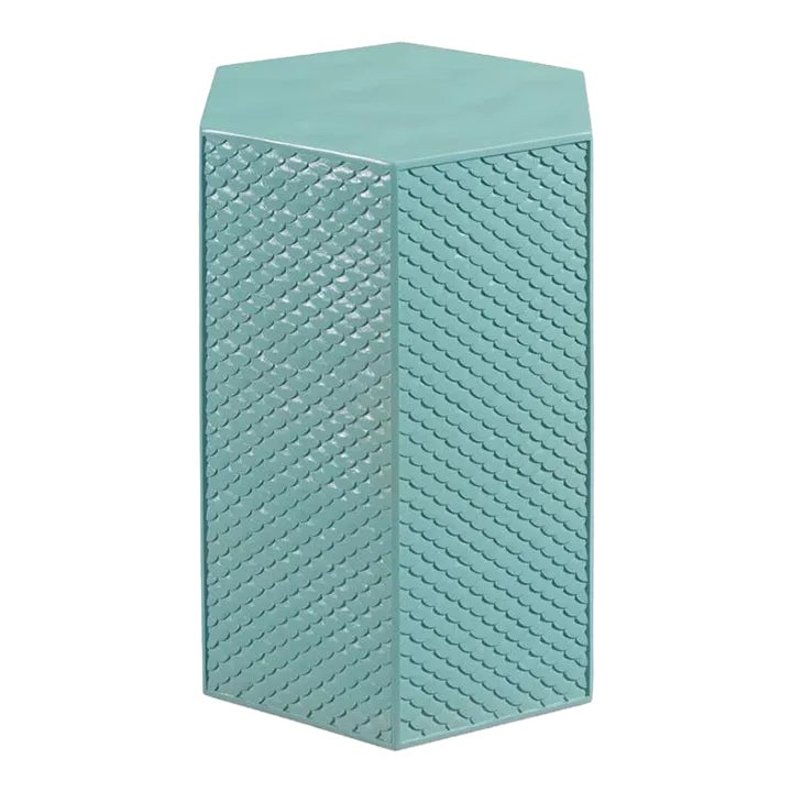 Woodbridge Furniture Poseidon Side Table in Jetstream | Chairish