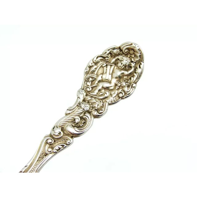Set of 3 1888 Gorham Sterling Silver Versailles 'Cherub' Teaspoons 'D ...