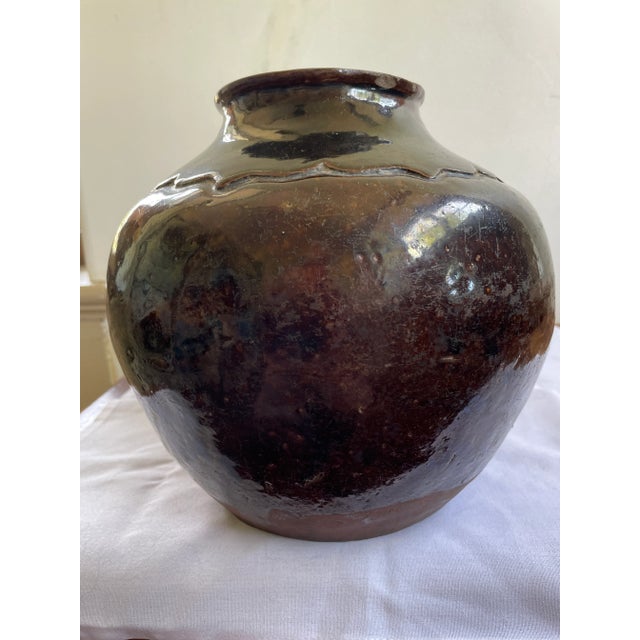Early 19th Century Antique Burmese Martaban Jar | Chairish