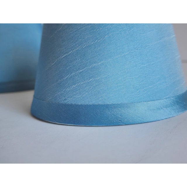 Royal Design Blue Chandelier Lamp Shades | Chairish