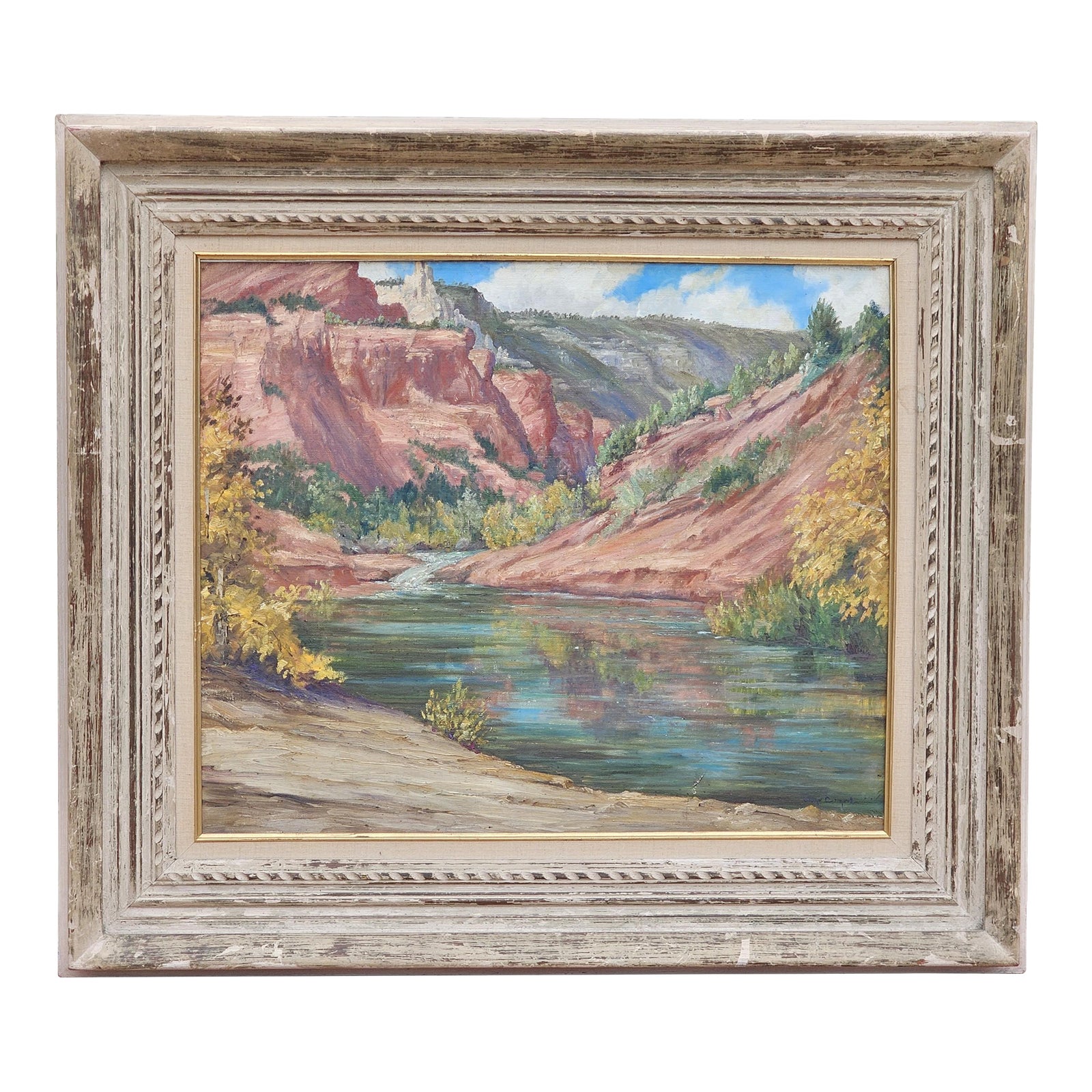 Joane Cromwell "Oak Creek Canyon" Arizona Landscape Painting With ...