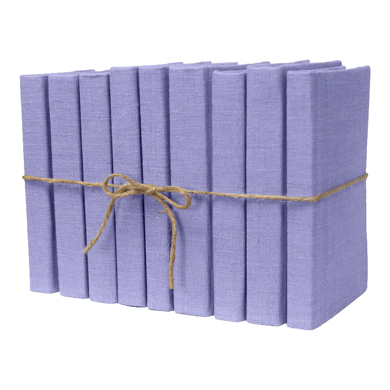 Decorative Books - Light Very Peri Book Bundle - 1 Foot of Purple Books | Chairish