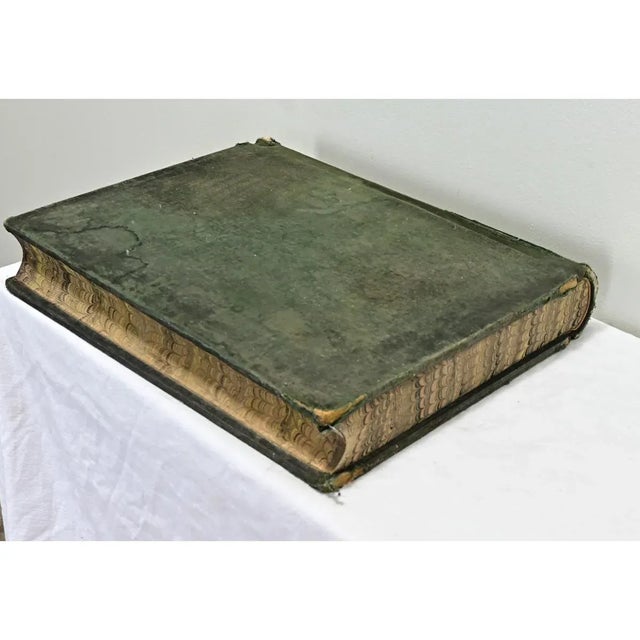 19th Century Large Bound Ledger | Chairish