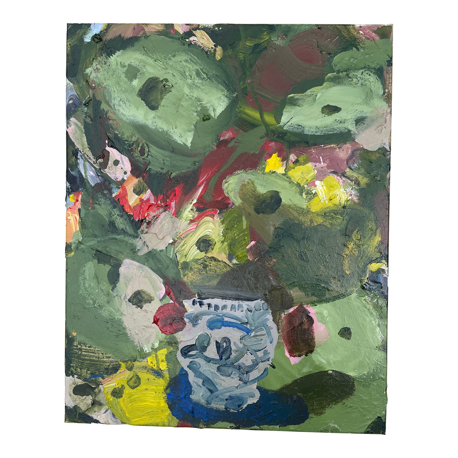 Original Botanical Abstract Still Life Painting by Wren Meyers | Chairish