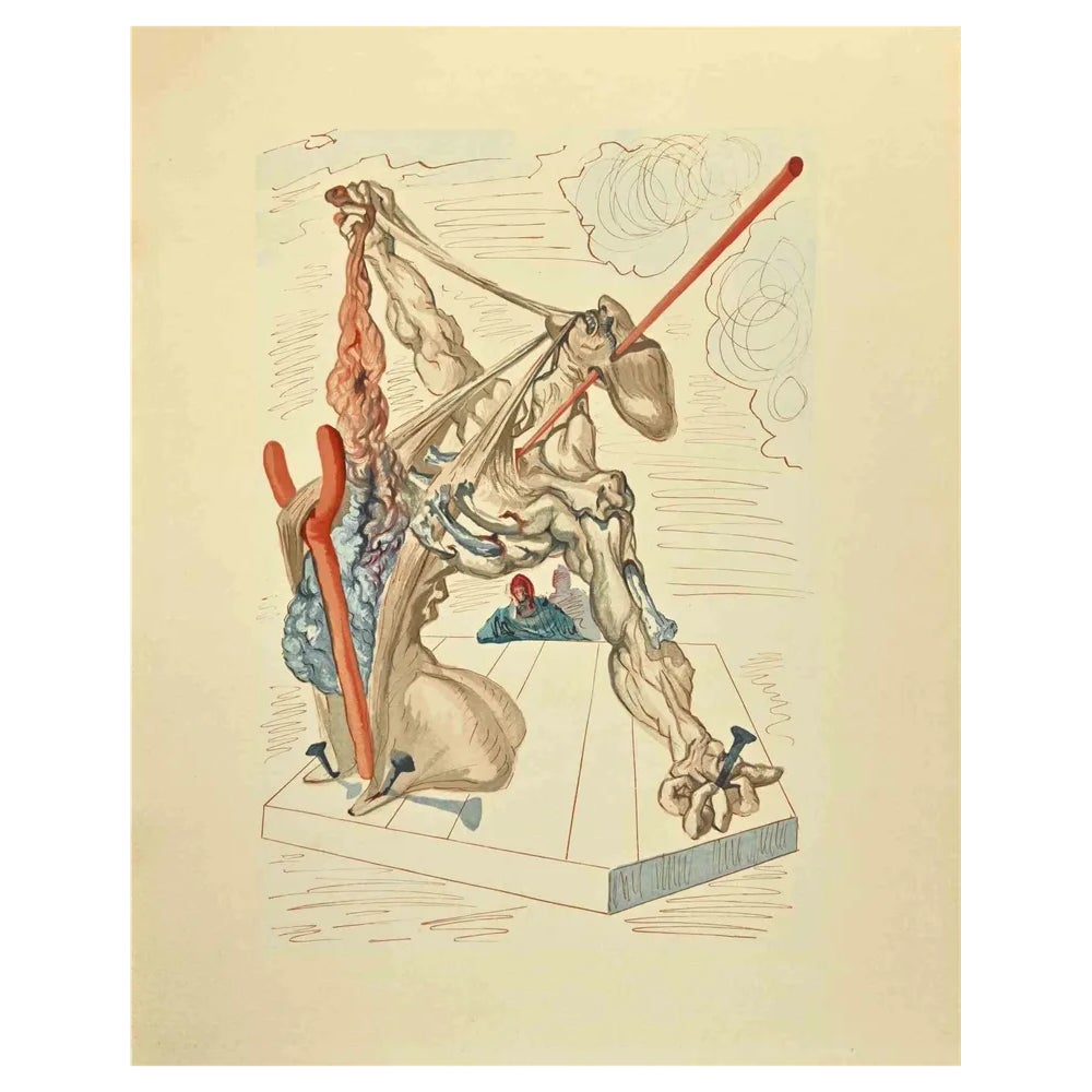 Salvador Dali, The Falsifiers, Woodcut, 1963 | Chairish