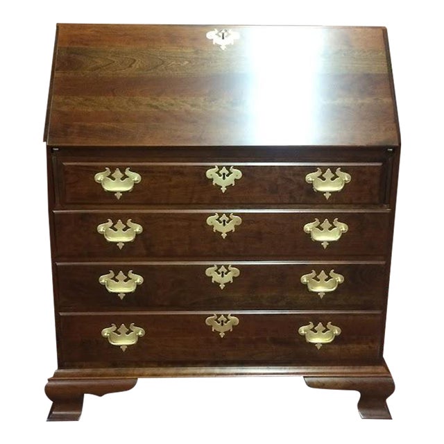 Vintage Secretary Desk, Monitor Furniture, Cherry Desk | Chairish