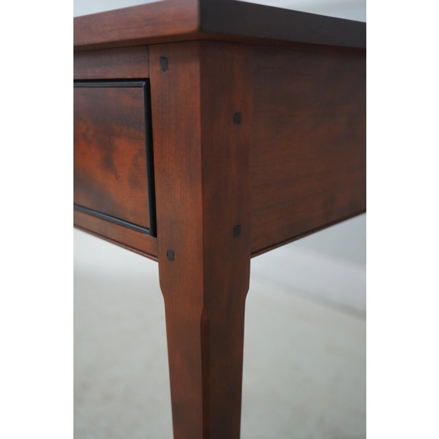 Great Windsor Cherry Shaker Style 1 Drawer Nightstand | Chairish