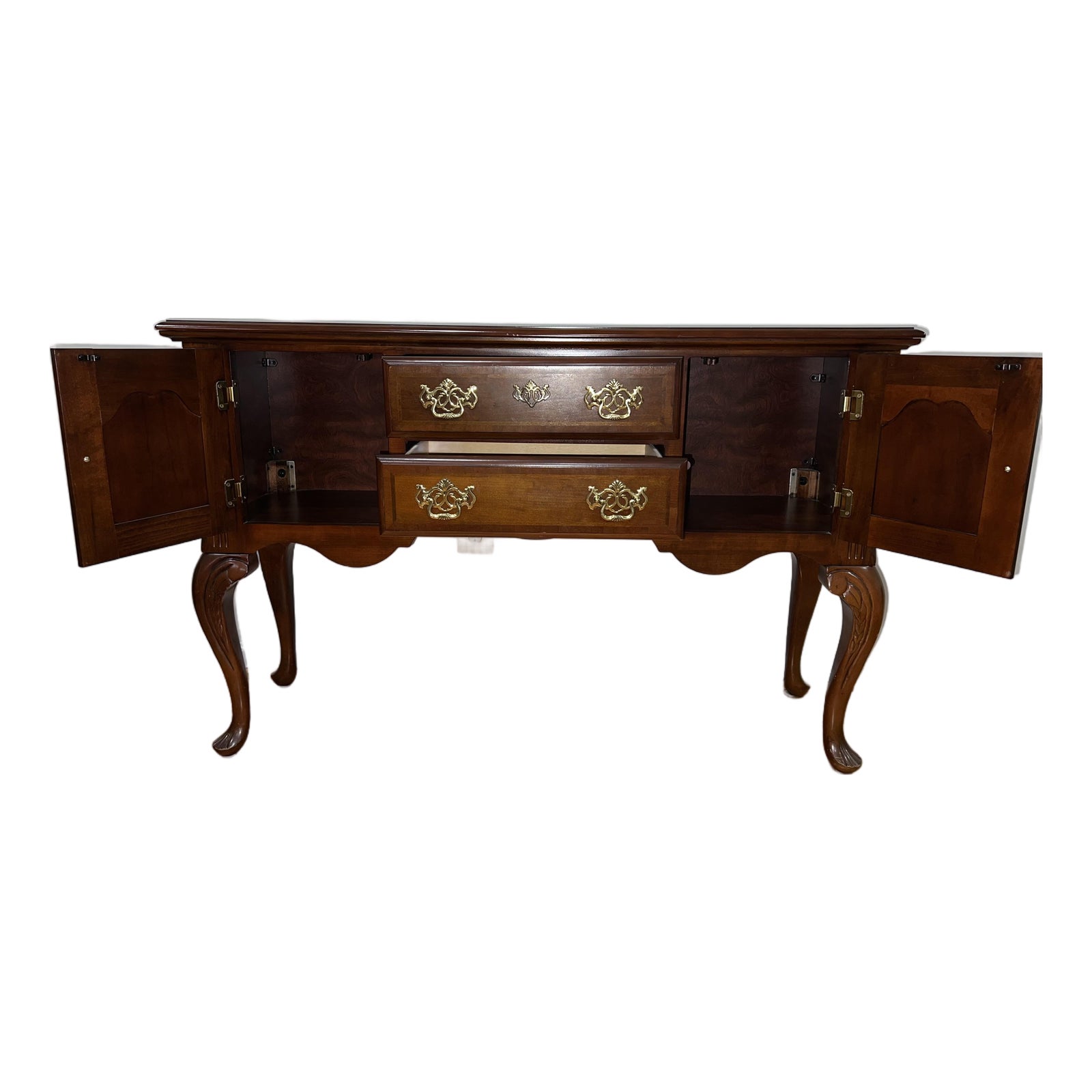 Vintage Table [ Buffer / Tv Table / End Table ] | Chairish