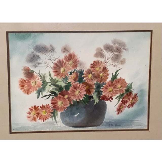 Vintage Still Life Watercolor Painting by Hulda Werner | Chairish