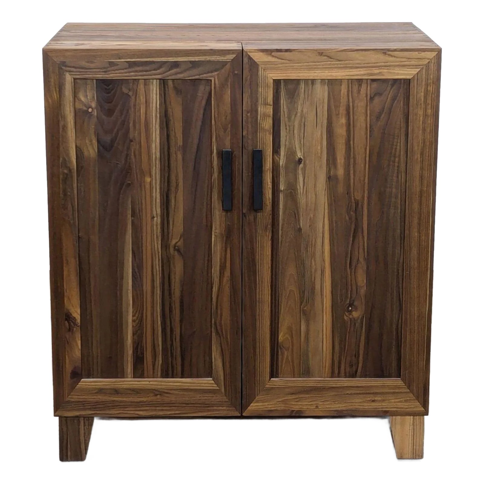 Crate & Barrel Marin Shiitake Bar Cabinet | Chairish