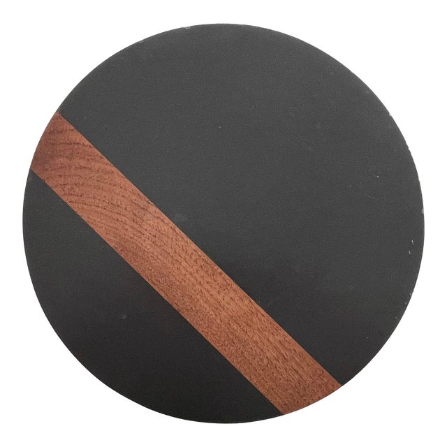 Mid 20th Century Harpswell House Slate Lazy Susan | Chairish