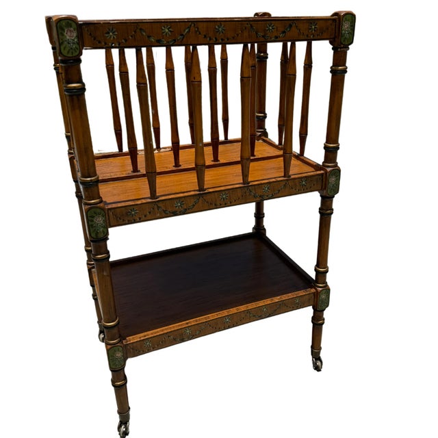 Vintage 1930's Magazine Butler Stand | Chairish