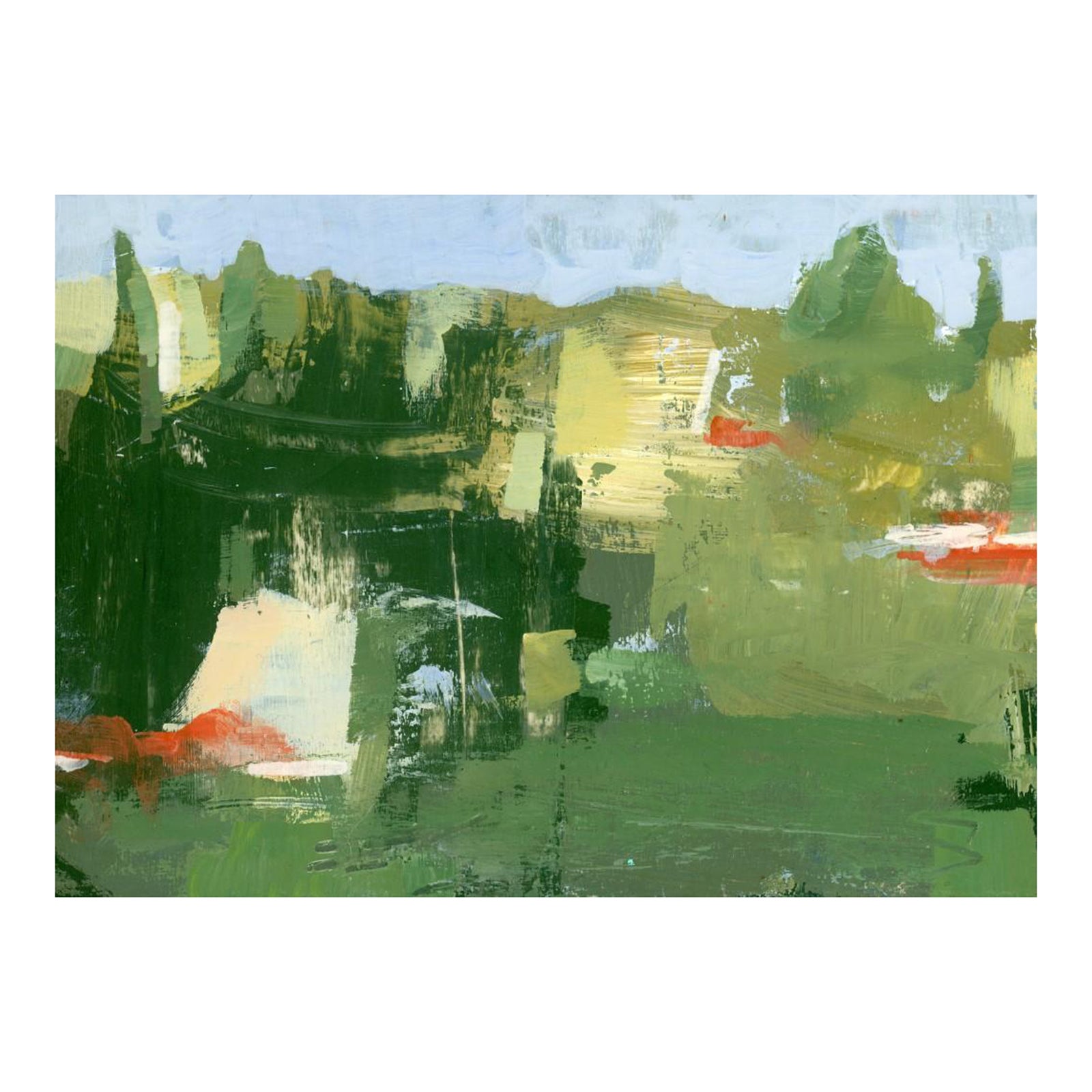Contemporary Abstract Landscape Acrylic Painting by Donna Weathers ...