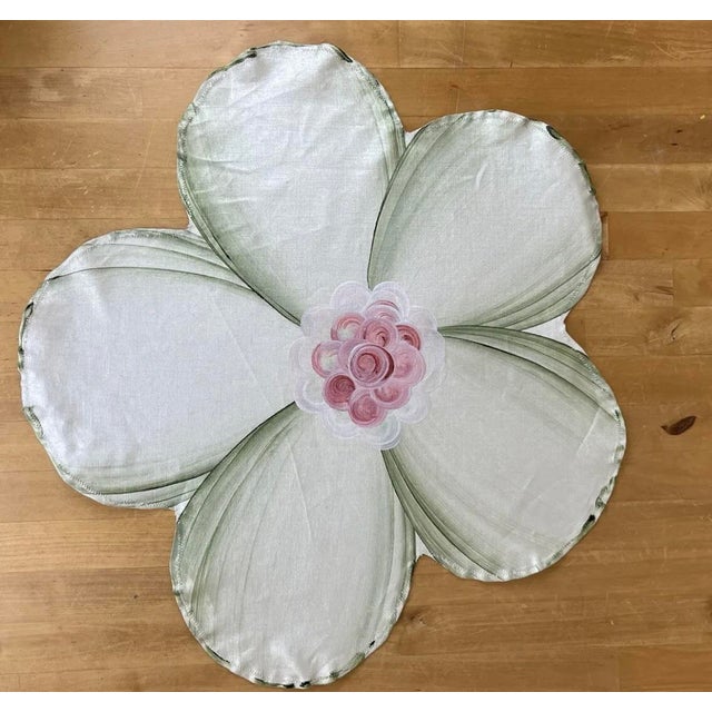 1996 Vintage Carole Shiber Designs Hand-Painted Peony Flower Floral ...