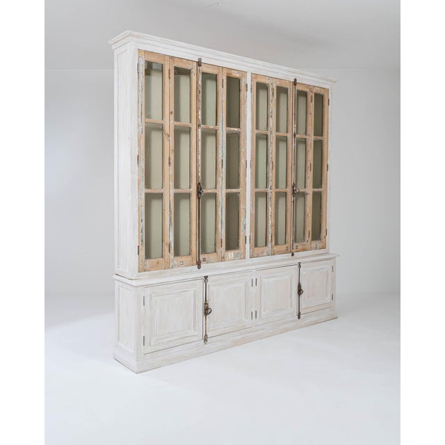 Vintage Northern African Window Wooden Vitrine | Chairish