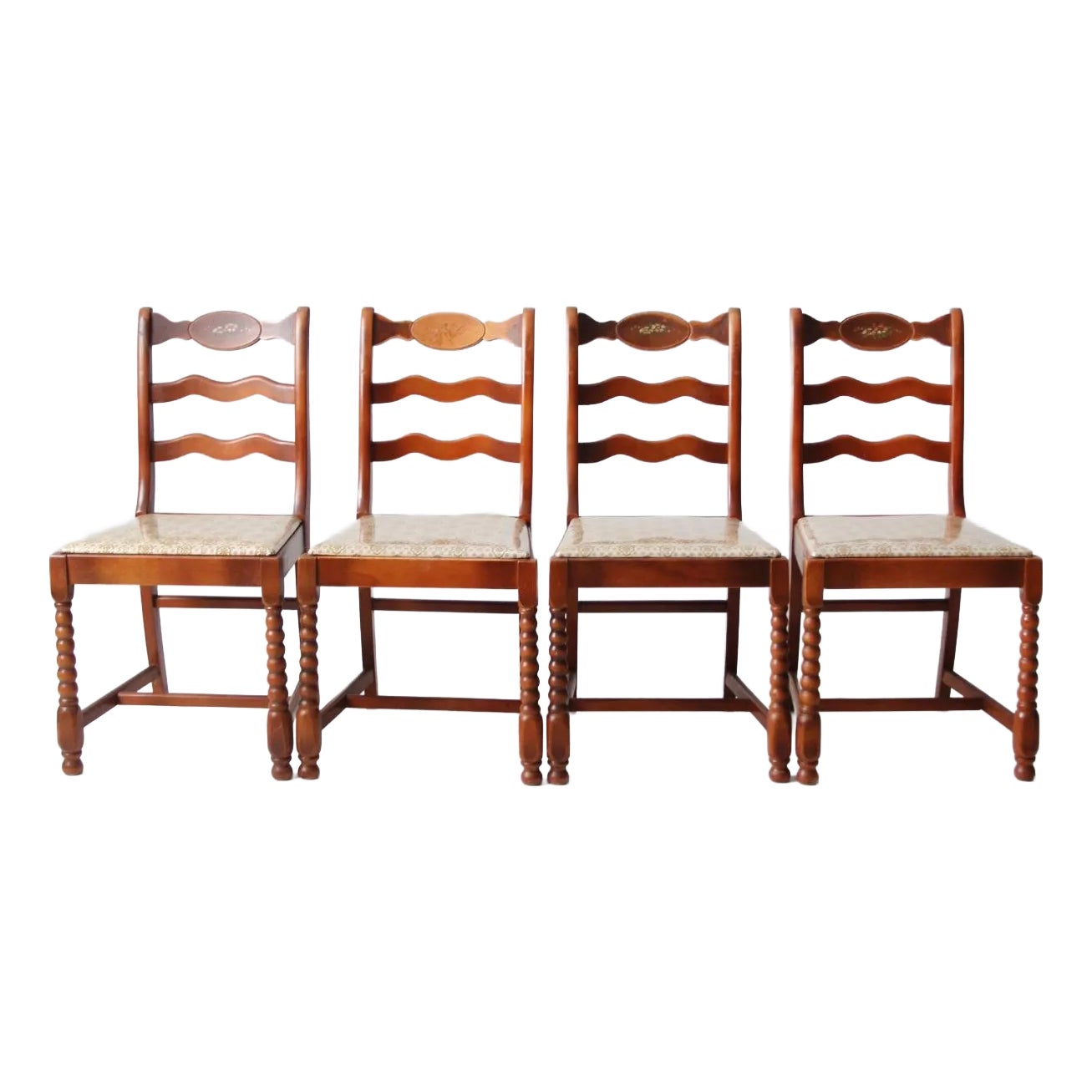 Vintage Phoenix Chair Co Dining Chairs Set of 4 | Chairish