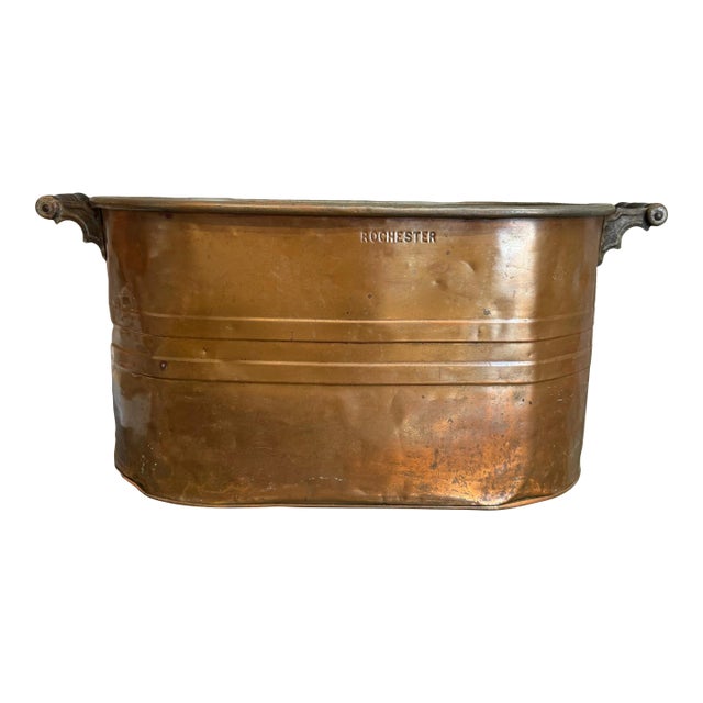 Rochester Copper Boiler Tub | Chairish