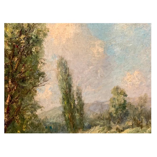 Late 19th Century French Impressionist Landscape Painting, Barbizon ...