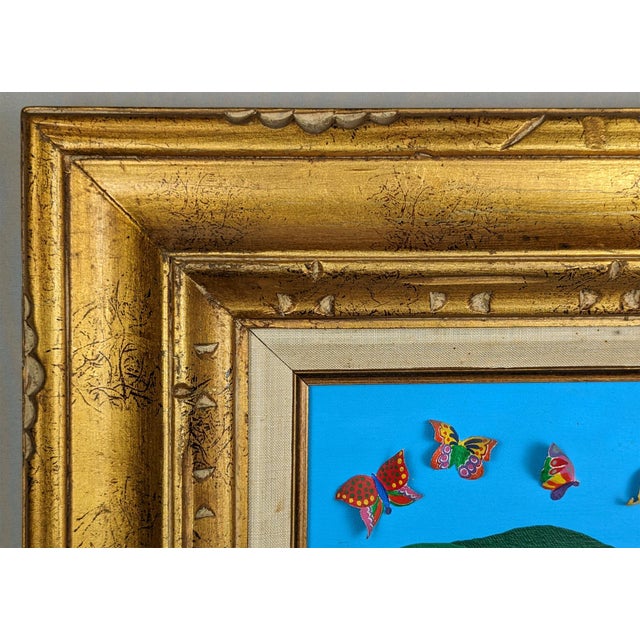 3-Dimensional Oil Painting on Canvas by Janis Jones Mattox, Late 20th ...