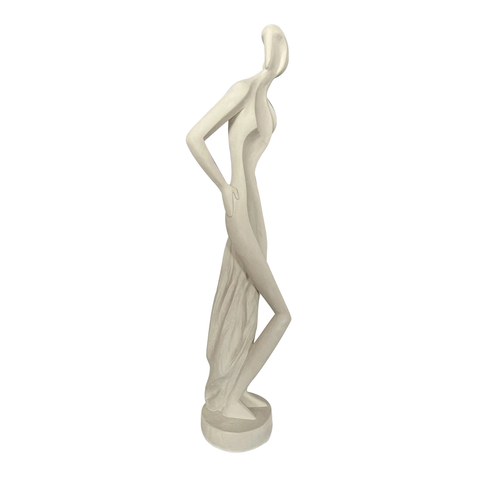 Postmodern Plaster Nude by David Fisher for Austin Productions C. 1981 ...