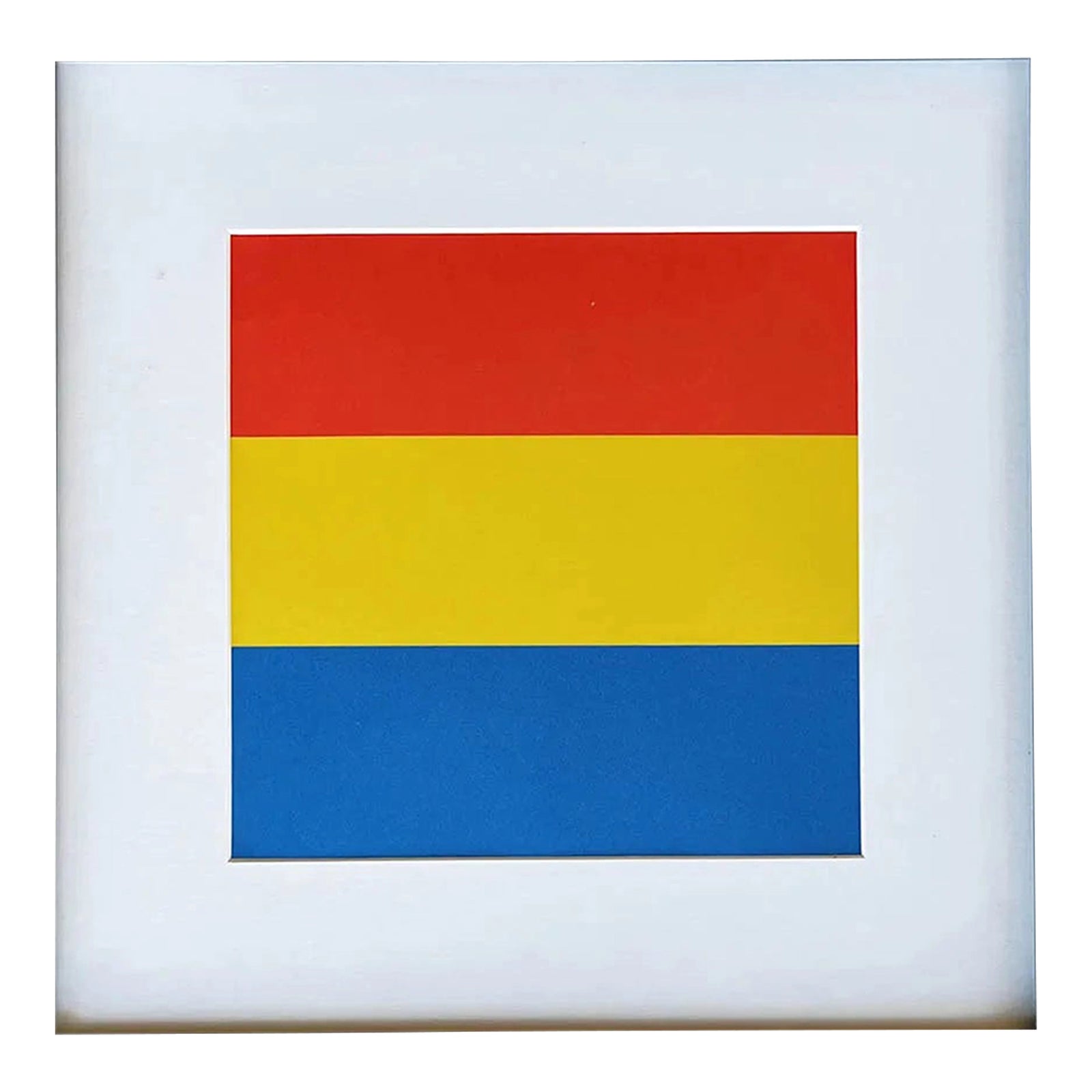 Ellsworth Kelly Linogravure Line Form Color 5 | Chairish