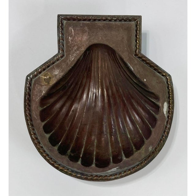 Vintage Brass Lidded Clam Shell Motif Box | Chairish