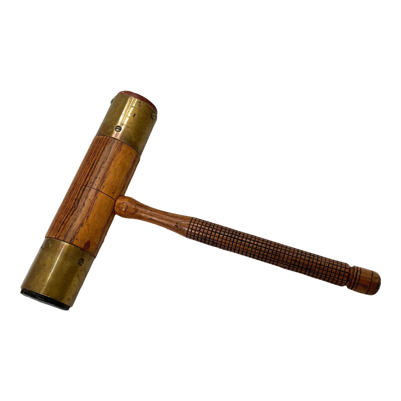 Beautifully Hand Made Antique American Chestnut Wood & Brass ...