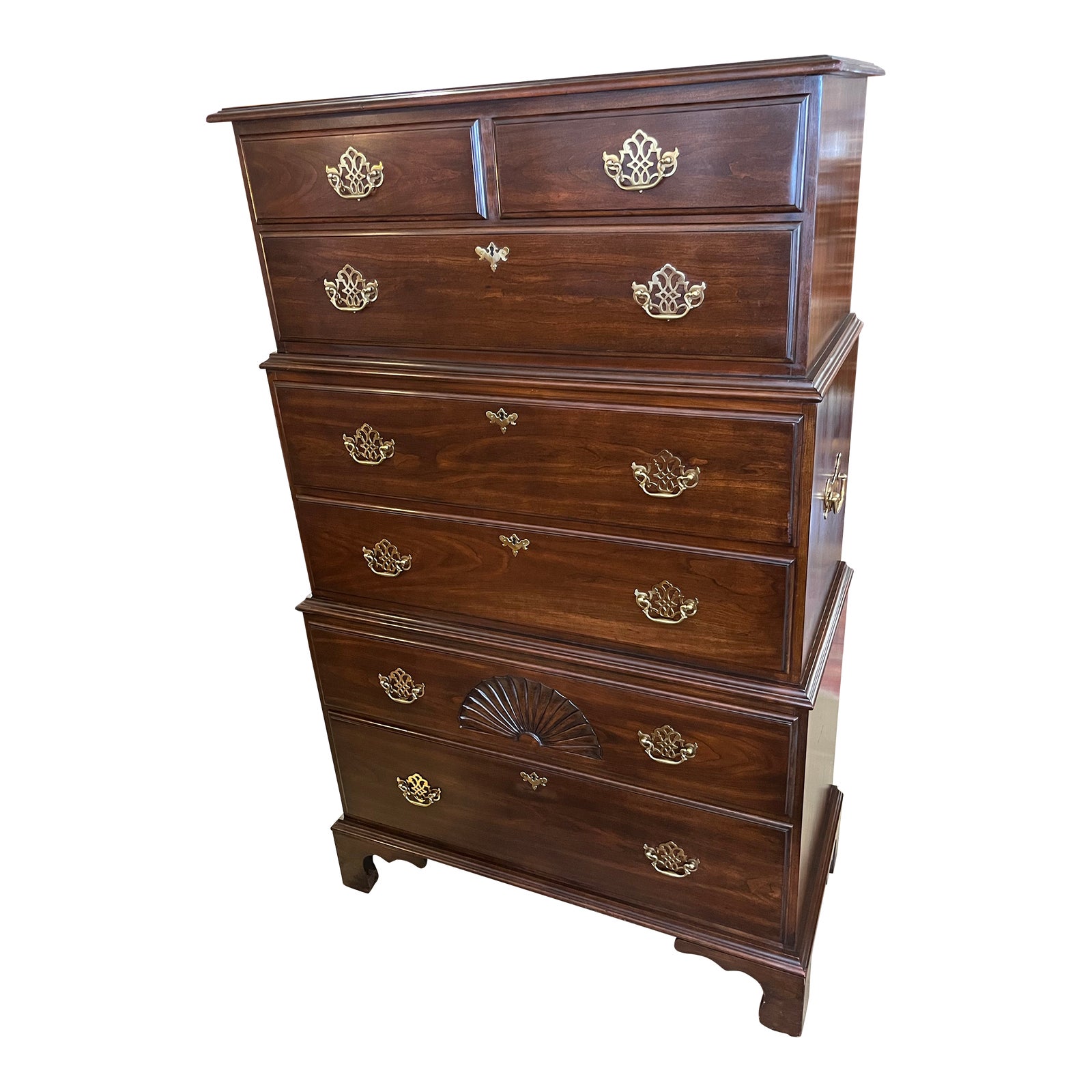Triple Chest of Drawers by Harden | Chairish