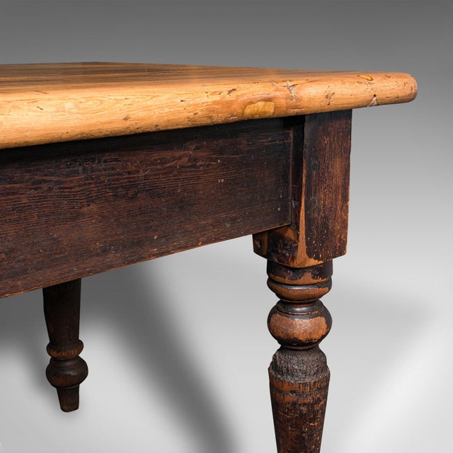 1870's Antique Plank Top Mill Table | Chairish