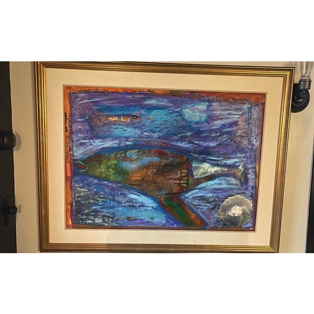 2023 “The Near Extinct Picasso Gun Fish I” Acrylic Painting by Cheryl ...