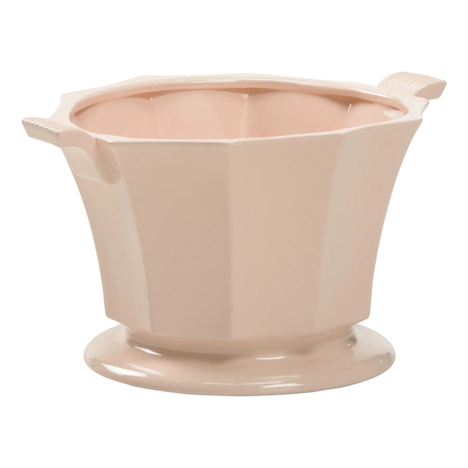 Baron Cachepot/Planter - Pink | Chairish