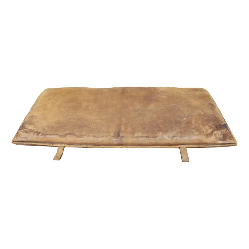 Vintage Czechoslovakian Thick Leather Gym Mat, 1930s | Chairish