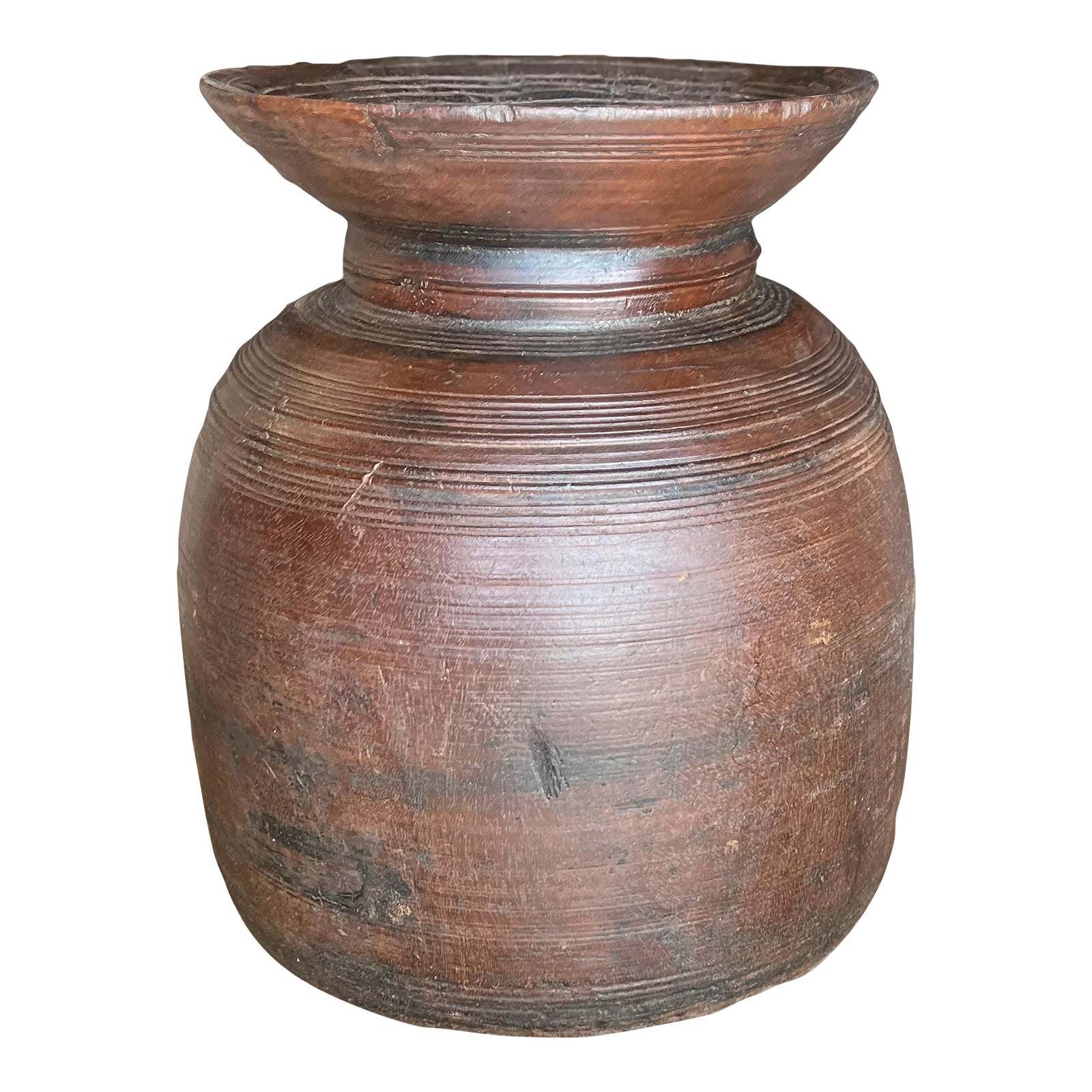 Vintage Oversized Nepali Pot | Chairish