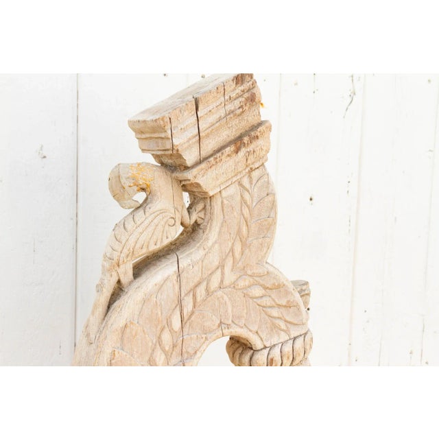 Beautifully Carved 19th Century Indian Corbel | Chairish