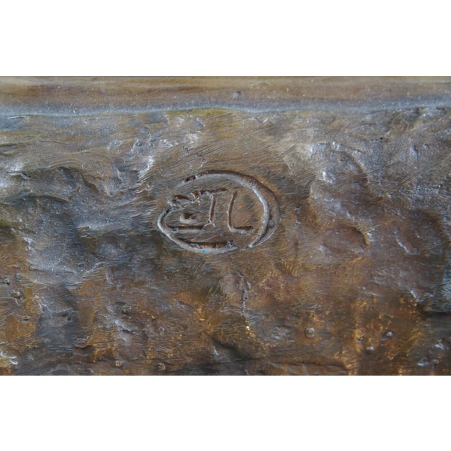 Mid 20th Century Fighting Big Horn Sheep Bronze Mountain Rams Dueling ...