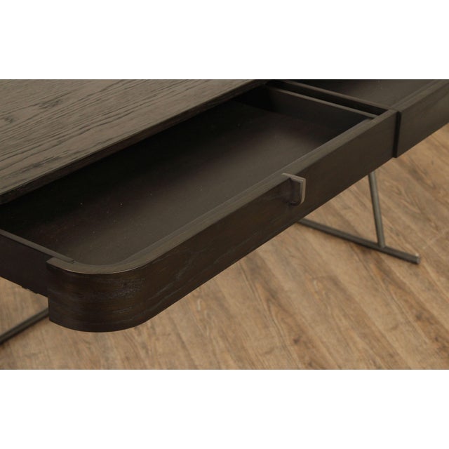 Safavieh Couture Ferrell Modern Industrial Wood And Steel Writing Desk ...