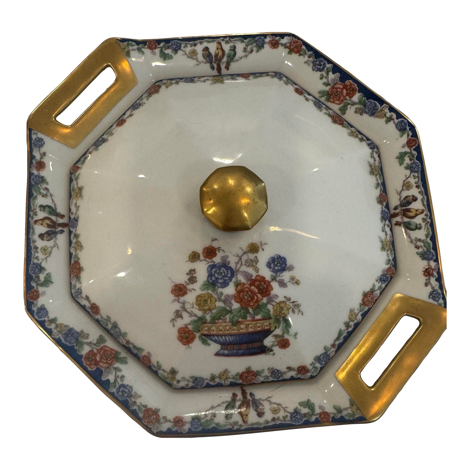 Theodore Haviland Round Covered Vegetable Garden of Allah | Chairish