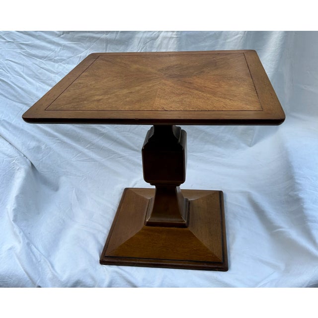 Mid 20th Century Drexel Meridian Columnar Pedestal Cocktail Table ...