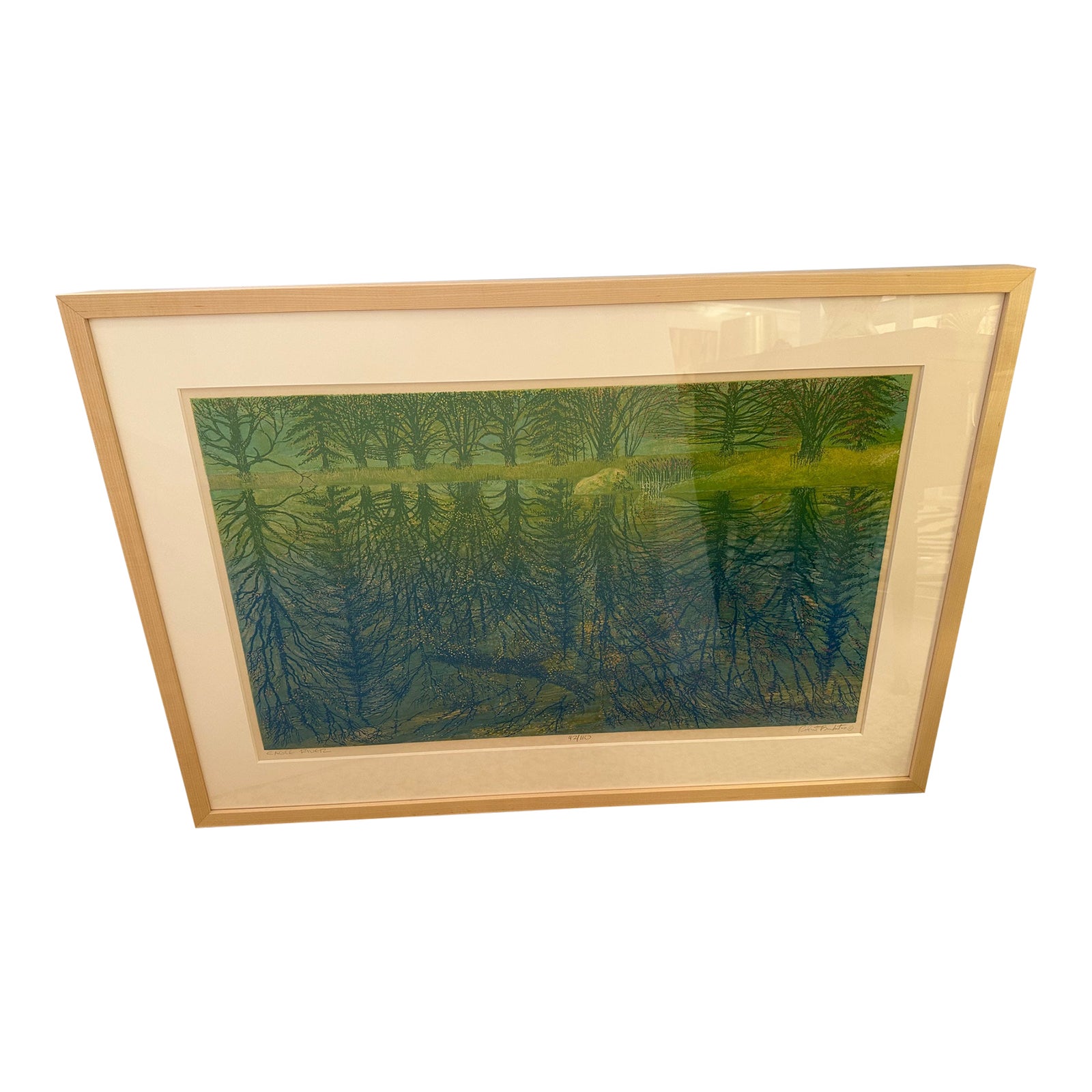 Signed Limited Edition Serigraph by Robert Burkert | Chairish