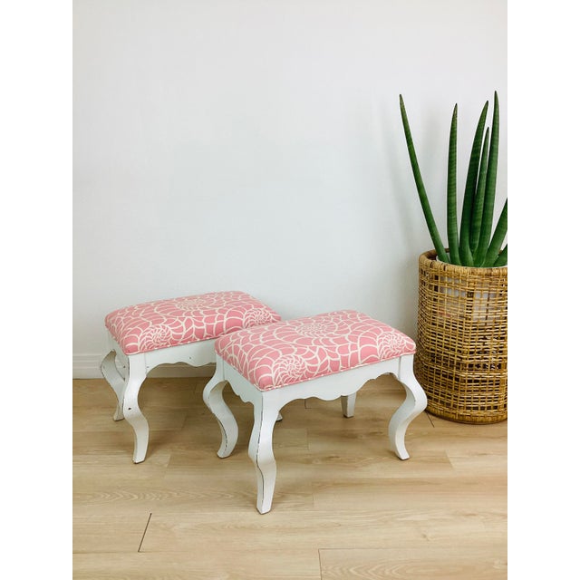 Vintage Chinoiserie Chic Pair of Pink & White Nautilus Shell ...