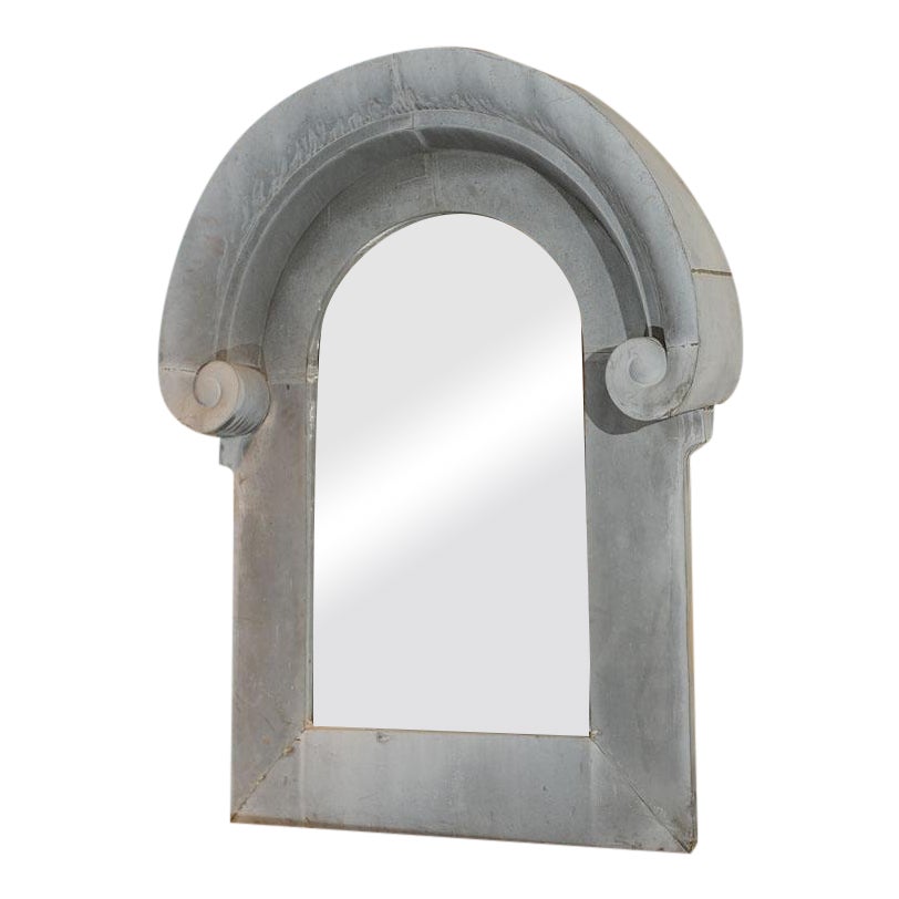 Zinc Architectural Element as a Mirror Frame | Chairish