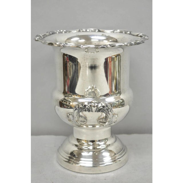 Vintage Leonard Silver Plated Trophy Cup Urn Champagne Chiller Bar Ice ...