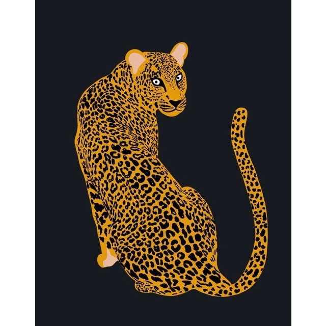 Leopard Original Abstract Painting 24x32" | Chairish