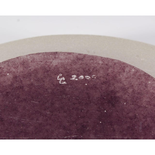 Deanna and Keith Clayton Signed 2000 Art Glass Bowl | Chairish